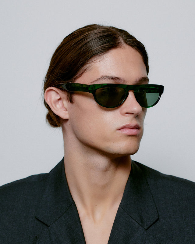 Jake - Green Marble Transparent – A.Kjærbede